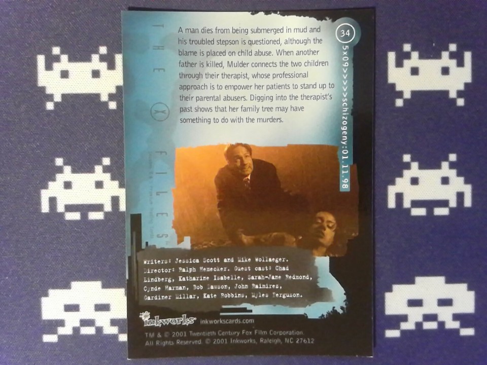2001 X-Files Seasons 4 and 5 #34 Schizogeny - LB6 | eBay