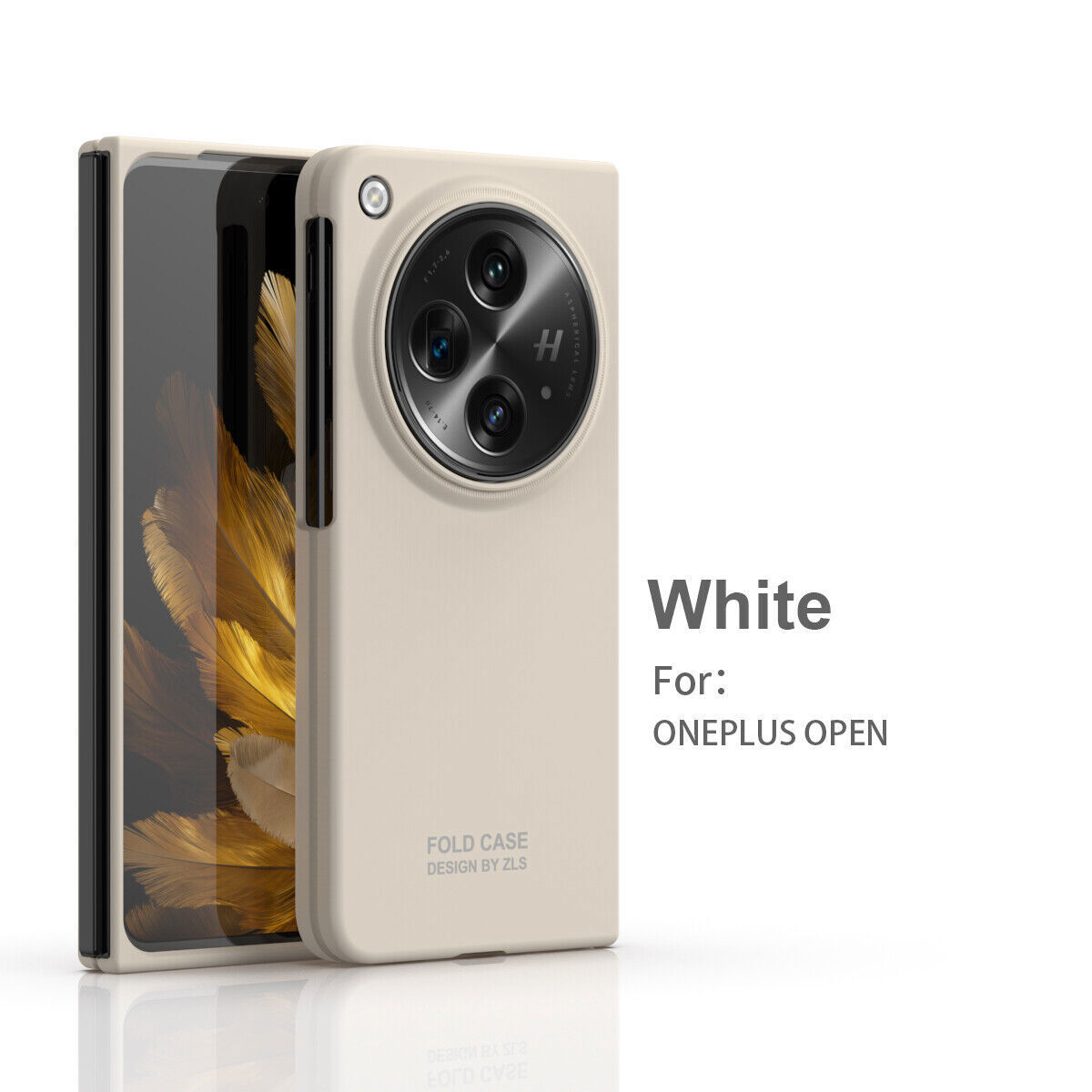 For OnePlus Open Luxury Hybrid Skin-feel PC Case Cover Glass Screen ...