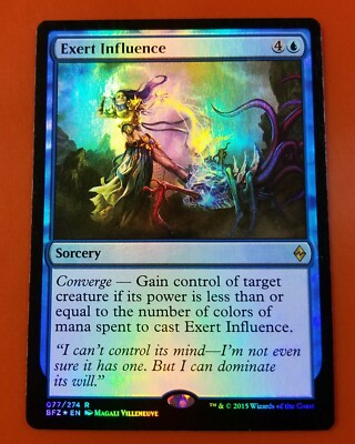 1x Exert Influence | FOIL | Battle for Zendikar | MTG Magic Cards | eBay
