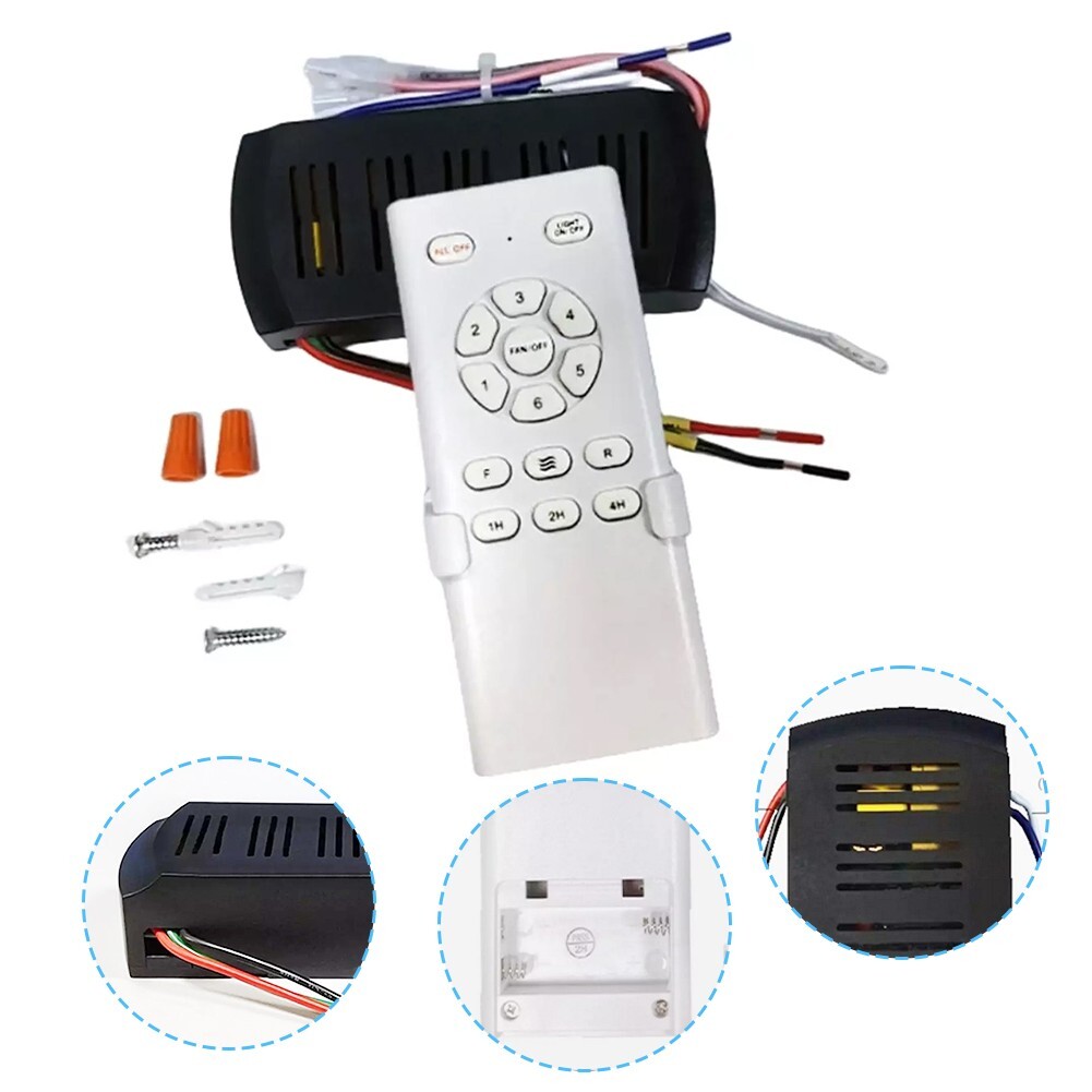 Ceiling Fan Remote Control Kit Remote Control Kit (with Light Dimmer