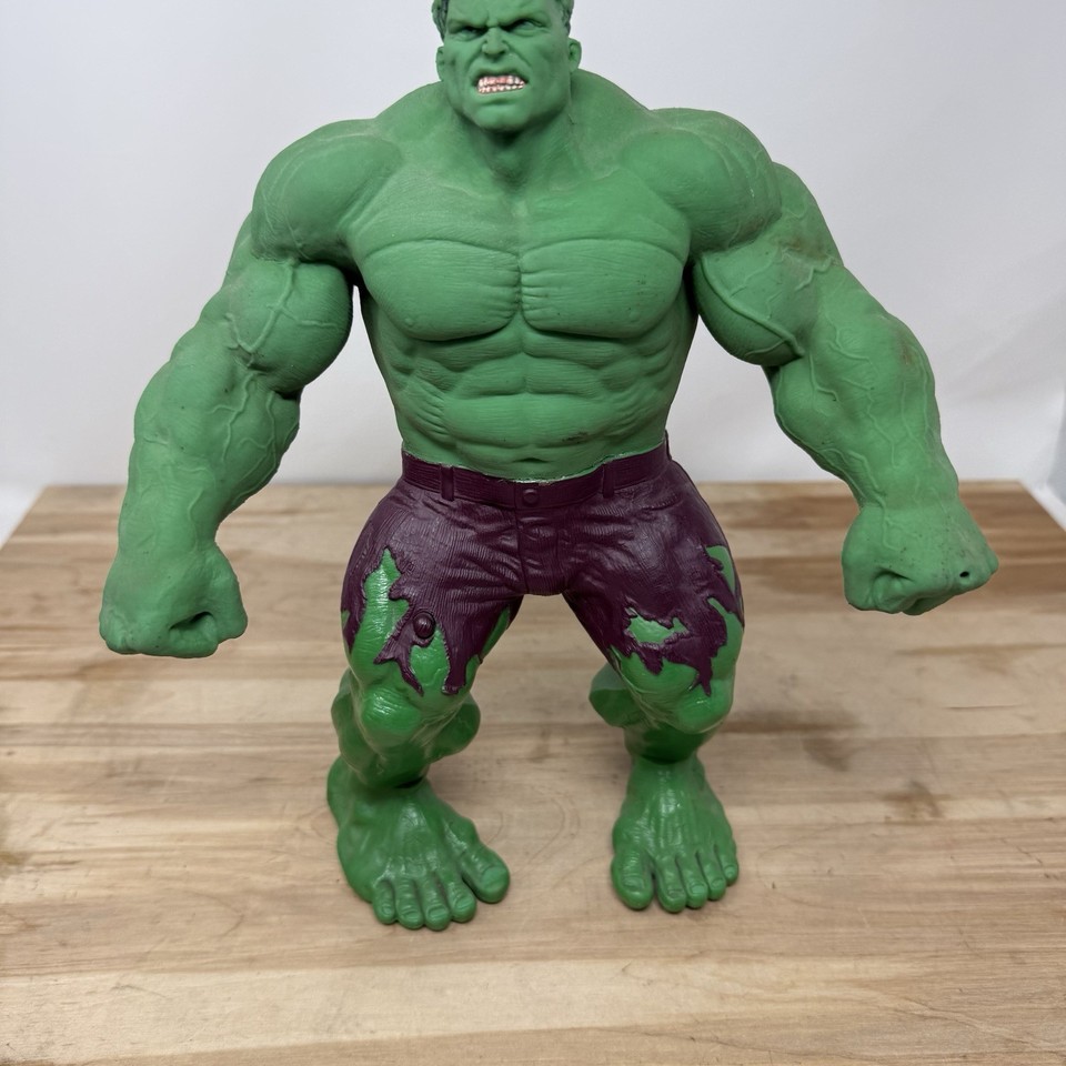 VTG Electronic Stretch 'N Roar Hulk 12" Action Figure Toy Biz 2003 ...