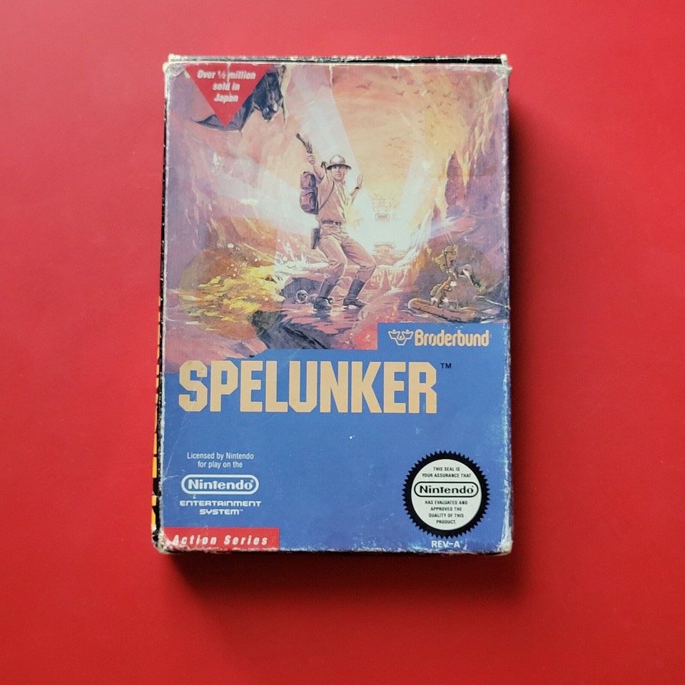 Nintendo NES Spelunker 3 Screw Game with Box & Manual Works | eBay