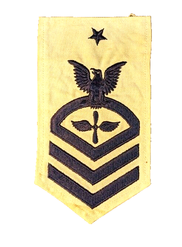 Military Patch US Navy Senior Chief Petty Officer Chevron Blk/Wht 4.0 ...