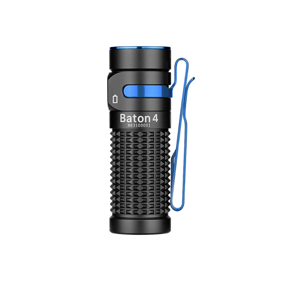 Olight Baton 4 1300 Lum EDC Flashlight LED Pocket Clip Magnetic ...