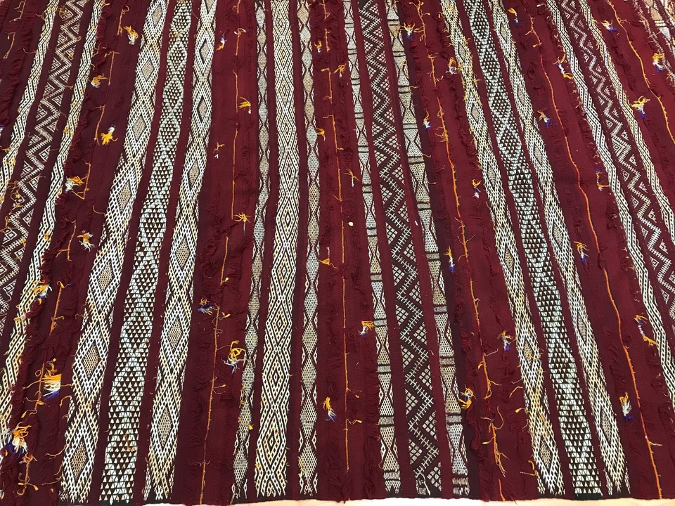 5'4" x 9' Mexican Aztek Kilim Hanging Rug - Hand Made - 100% Wool | eBay