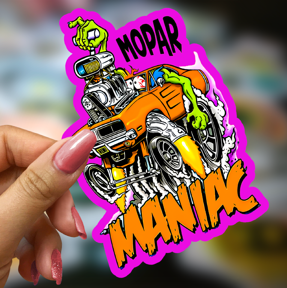 Rat Fink Ed Roth Vinyl Decals 50pcs Hot Rod Custom Car Bike Skateboard ...