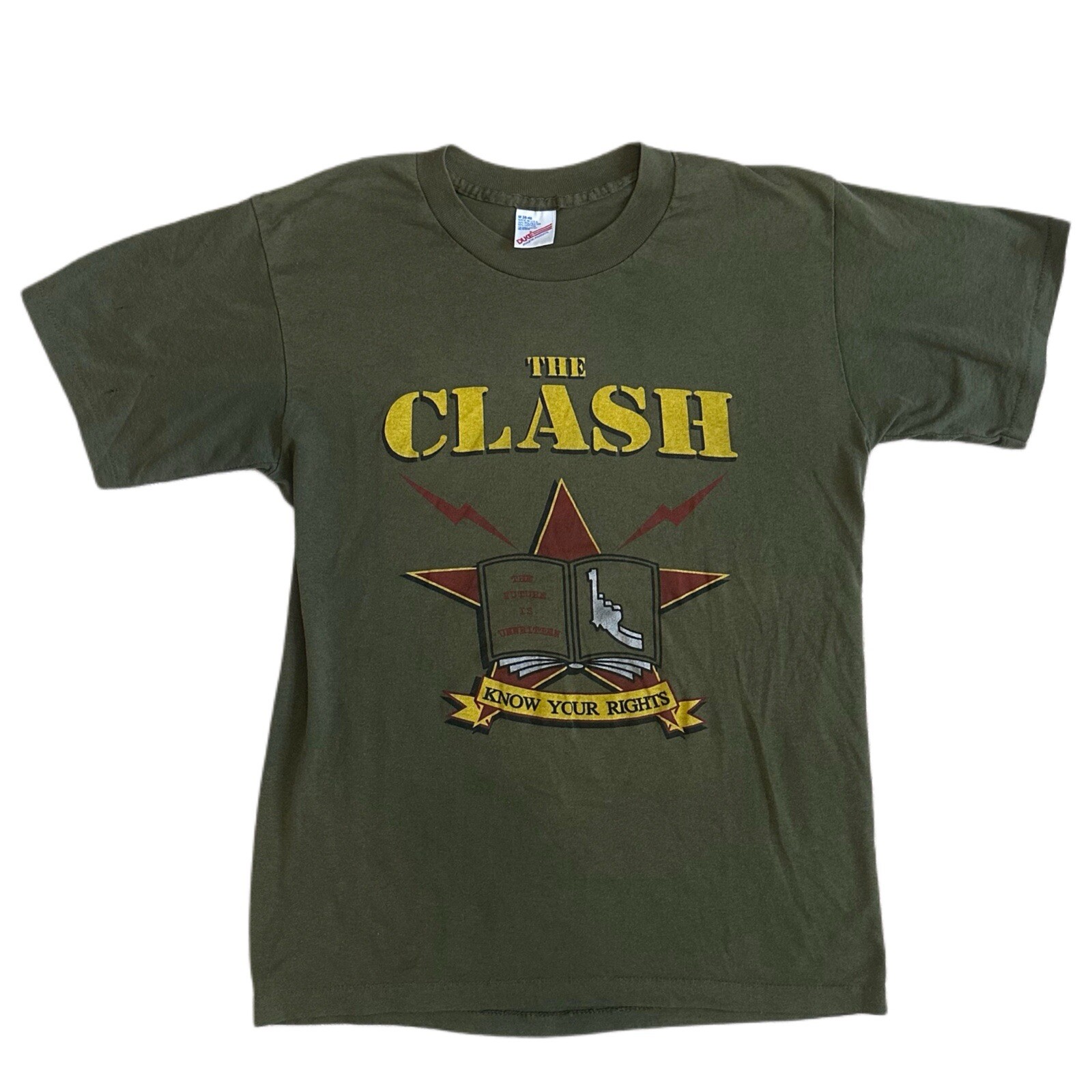 Vintage 1980s The Clash Know Your Rights Shirt - Gem