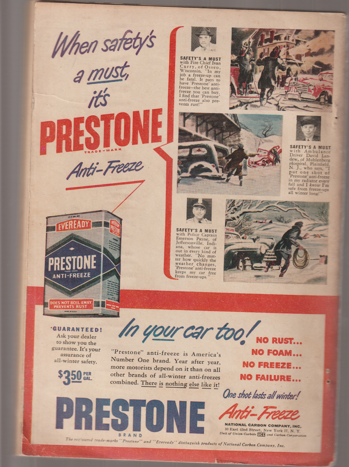 POPULAR MECHANICS: Running Ropes Prestone Ad Oct. 1948 | eBay