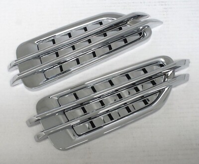 UNIVERSAL ESCALADE FENDER SIDE AIR VENTS CHROME TAHOE CHEVY GMC ...