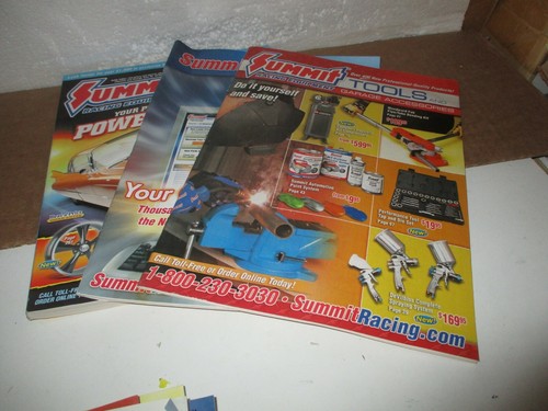 Lot: 3 Summit Racing Equipment Catalog : May-June 2010 and 2 suplements ...