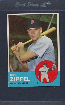 1963 Topps #069 Bud Zipfel Senators EX/MT *2374 | eBay