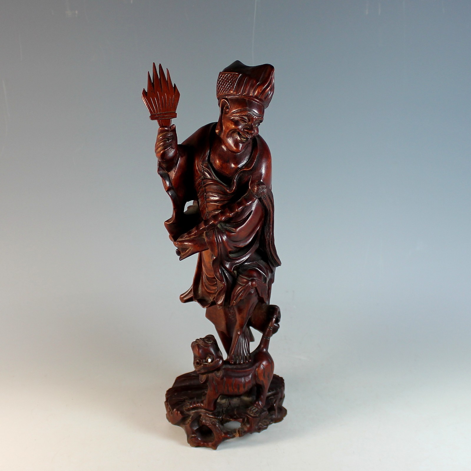 Antique Chinese Root Carving of a Man 14" Wood Carving | eBay