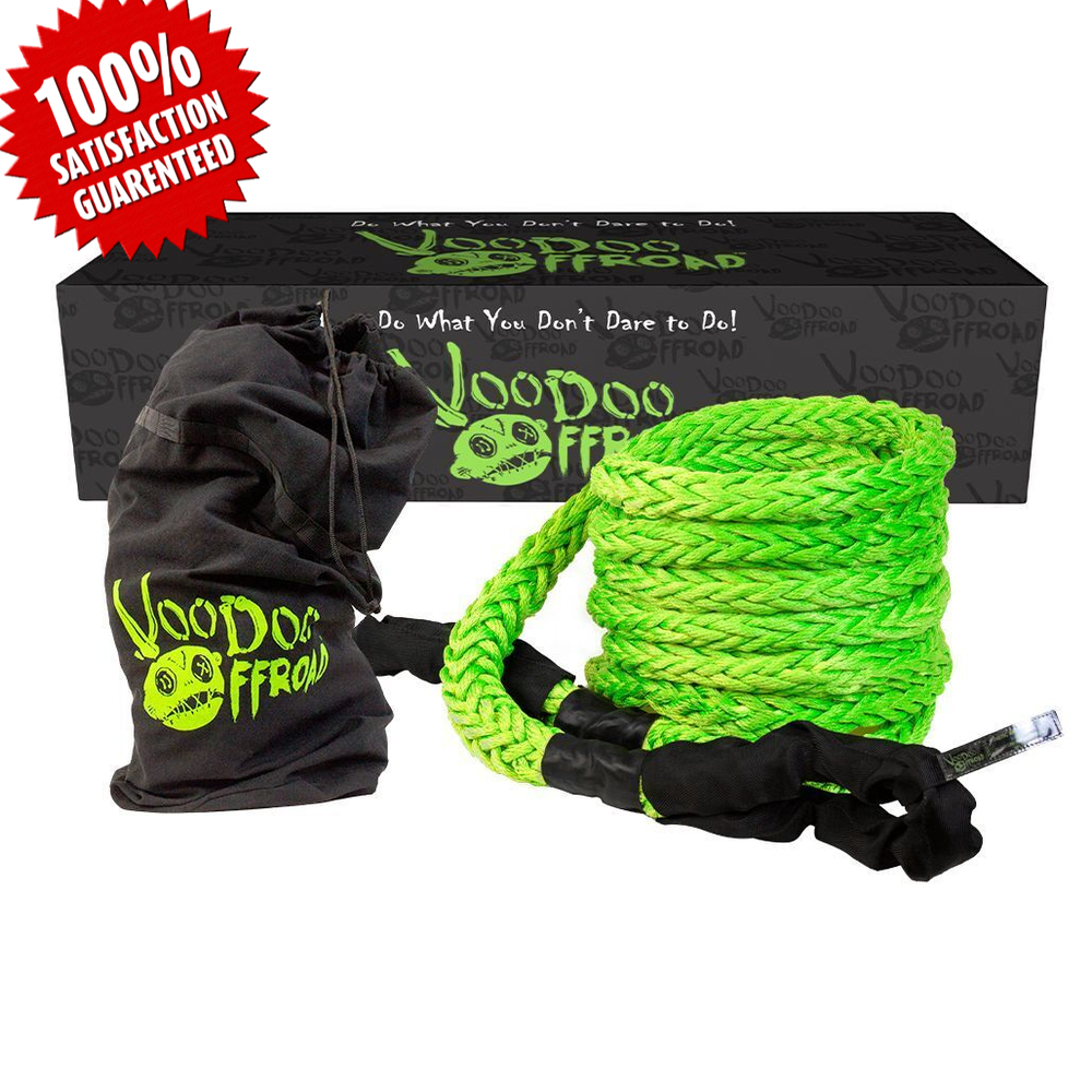 Voodoo Offroad 1300034A 2.0 Santeria 1-1/4" x 30' Kinetic Recovery Rope ...
