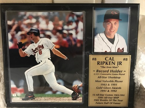 Cal Ripken JR Plaque MINT Brand new MLP GREAT GIFT FOR the HOLIDAYS | eBay