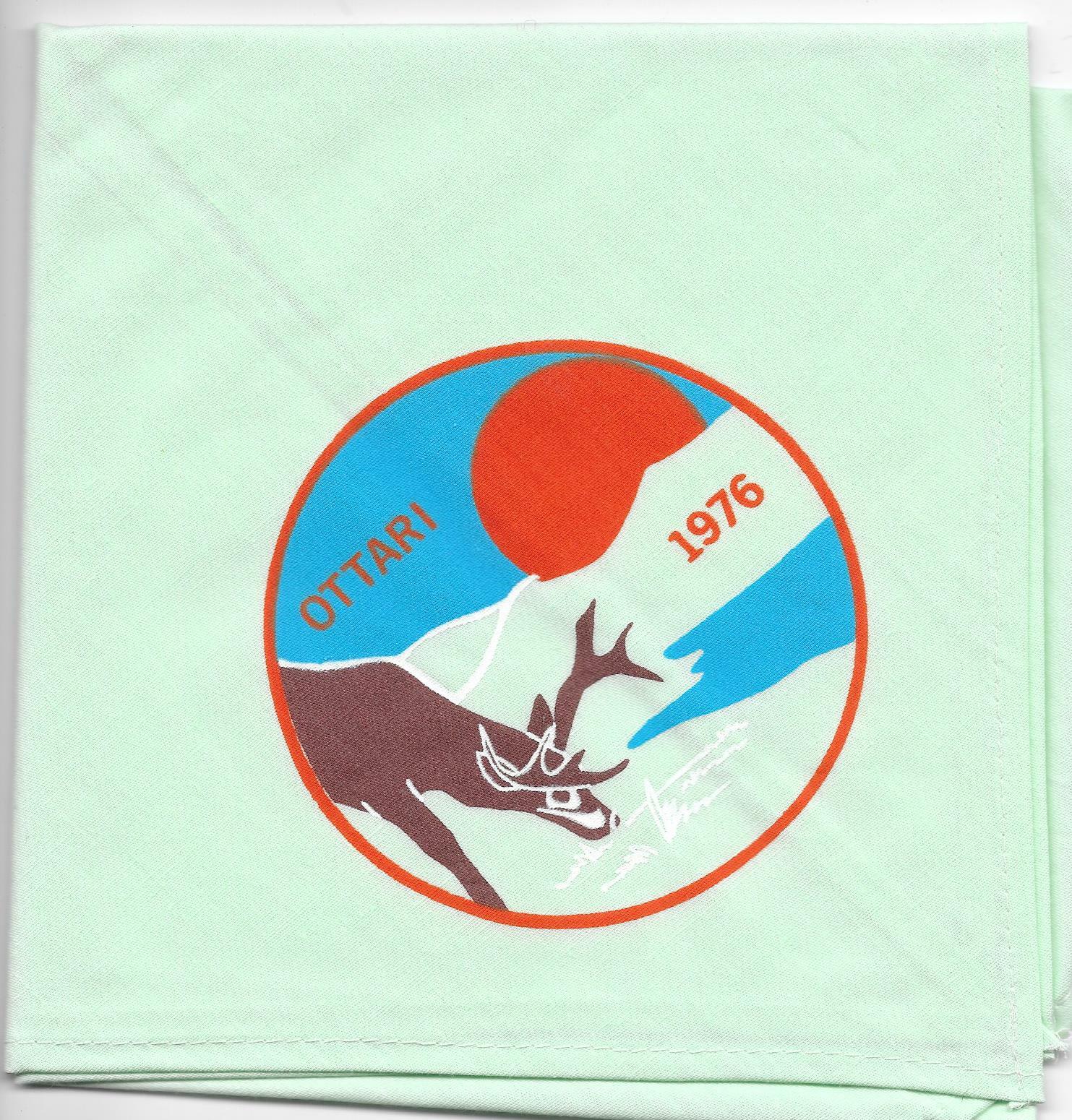 1976 Camp Ottari Blue Ridge Mountains Council Neckerchief Boy Scouts of ...