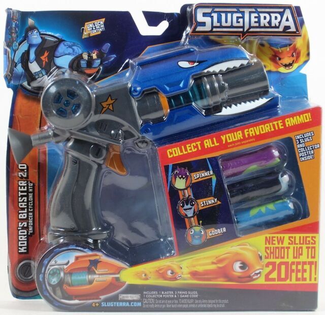 Slugterra Kord's Blaster 2.0 "Enforcer Cyclone HTQ" With 3 Firing Slugs ...