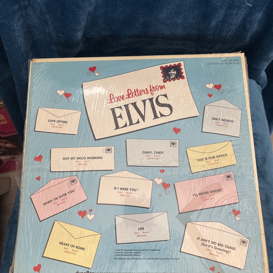Love Letters From Elvis Vinyl LP | eBay