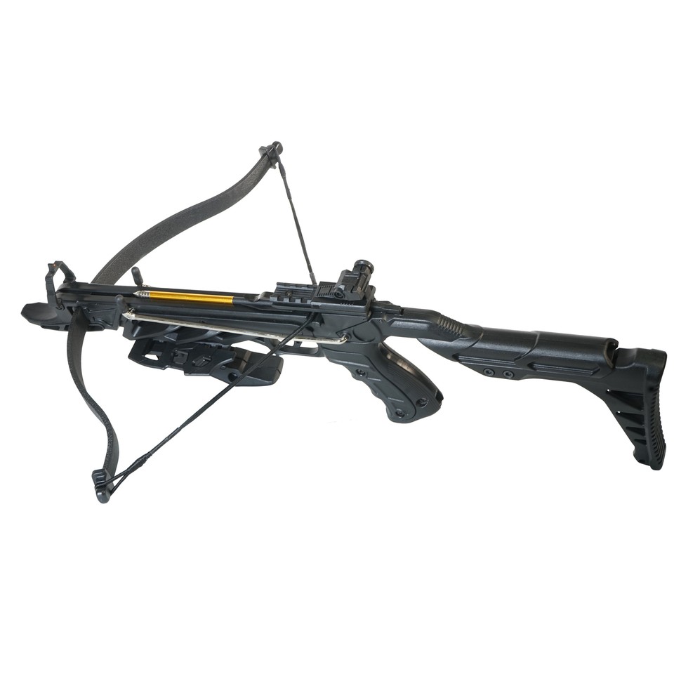 SAS Rogue 80 Pound Self-Cocking Pistol Crossbow with Adjustable Stock ...