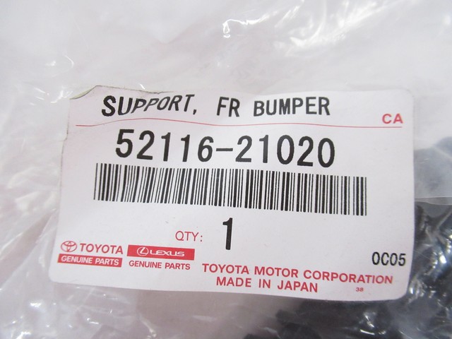 5211621020 SUPPORT FR BUMPER TOYOTA for sale online | eBay