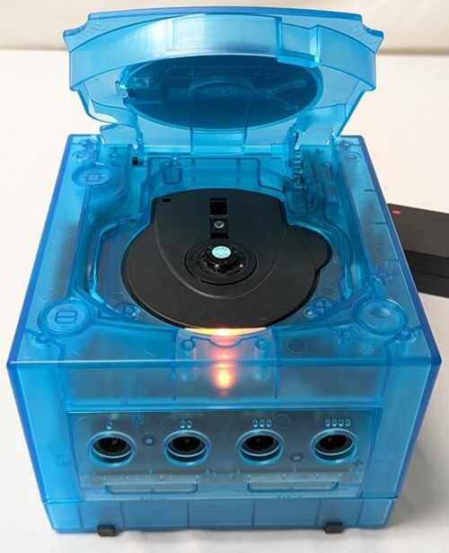 Nintendo GameCube Translucent Funtastic ICE BLUE Gaming Console System ...