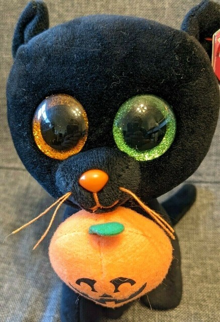 6" Shadow Beanie Boo Halloween Black Cat Plush S Ty Boos 2016 C8 for ...