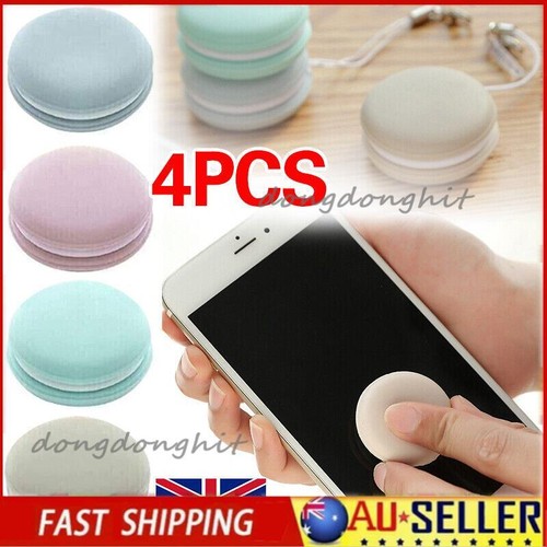 4X Macaron Shaped Mobile Phone Screen Lens Glasses Wipe Cleaning Candy ...