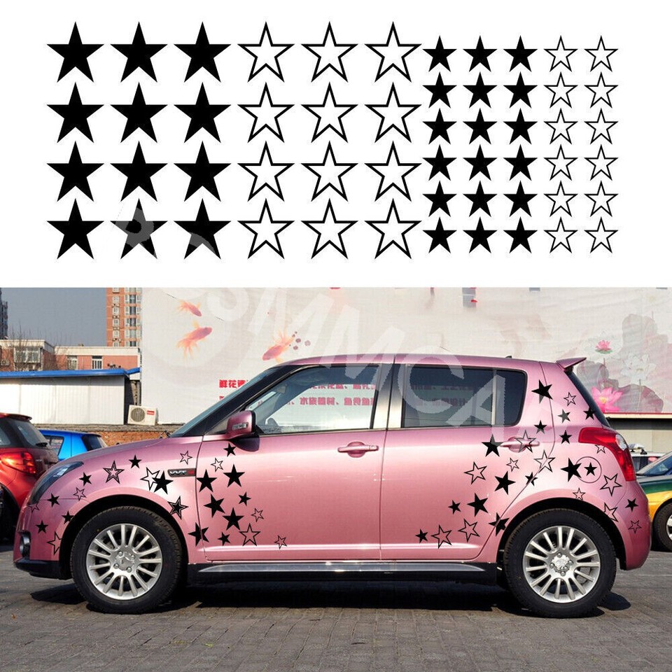 Car Stickers Star Graphic DIY Decoration Decals PVC Waterproof ...