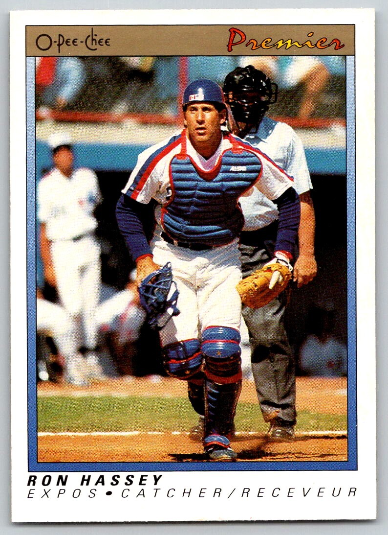 1991 O-Pee-Chee Premier Ron Hassey Montreal Expos #61 | eBay