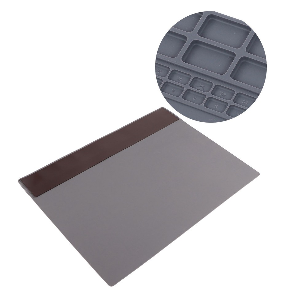 (Grey) Silicone Repair Mat Repair Mat Magnetic Silicone Heat Computer ...