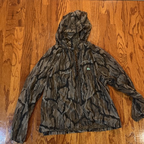 Shannons Bug Tamer Jacket Men 2XL Brown Full Zip Hooded Camo Hunting ...