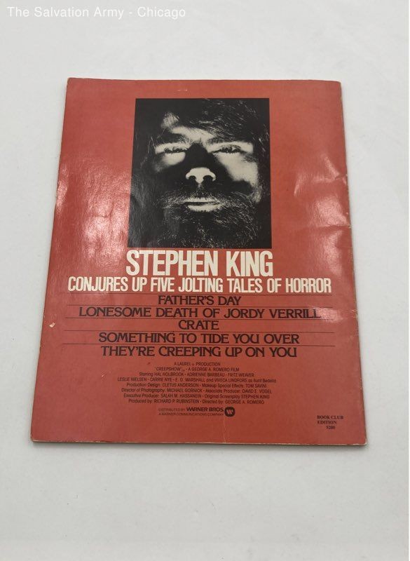 Creepshow Horror Movie Book Club Edition Comic By Stephen King's | eBay