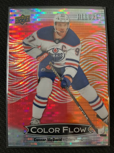 2024-25 Upper Deck Allure - Color Flow Connor McDavid #CFL-18 Red ...