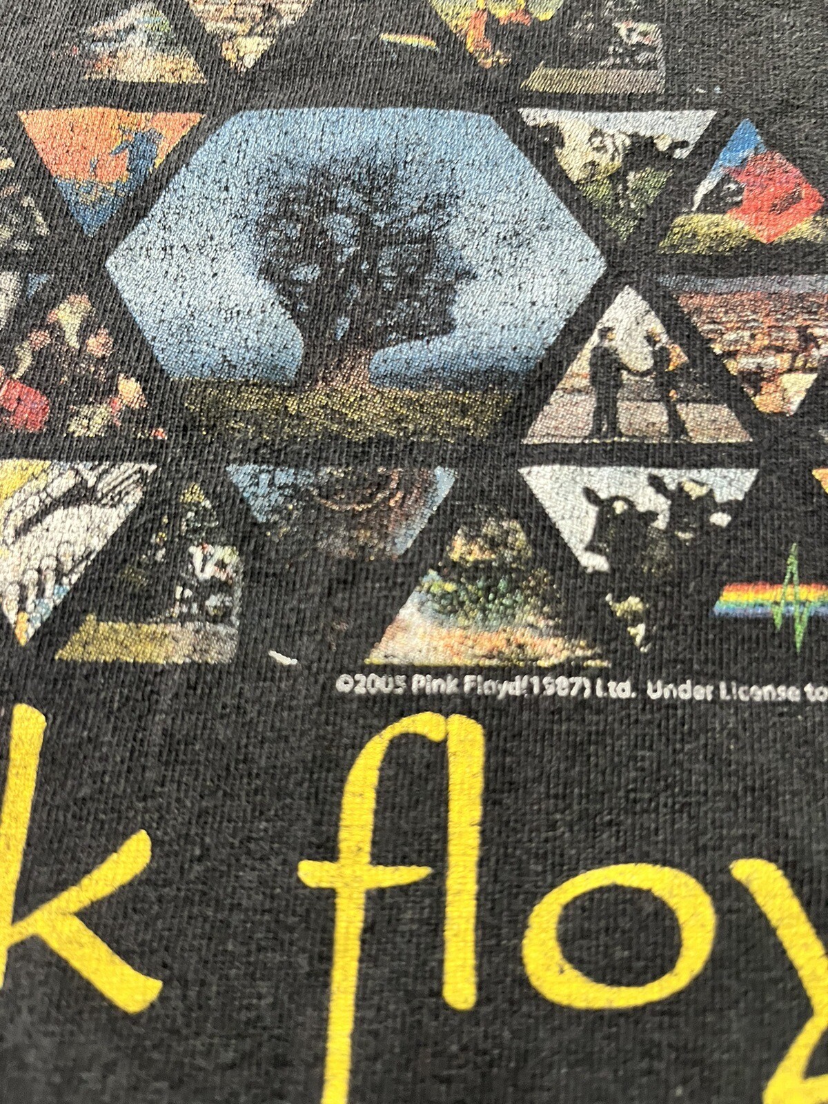 Vintage Pink Floyd Album Cover Collage T Shirt 2005 B… - Gem