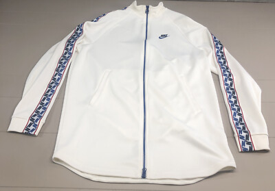 Vintage Nike Red Tag Track Jacket White Full Zip RN56323 Men's Size ...
