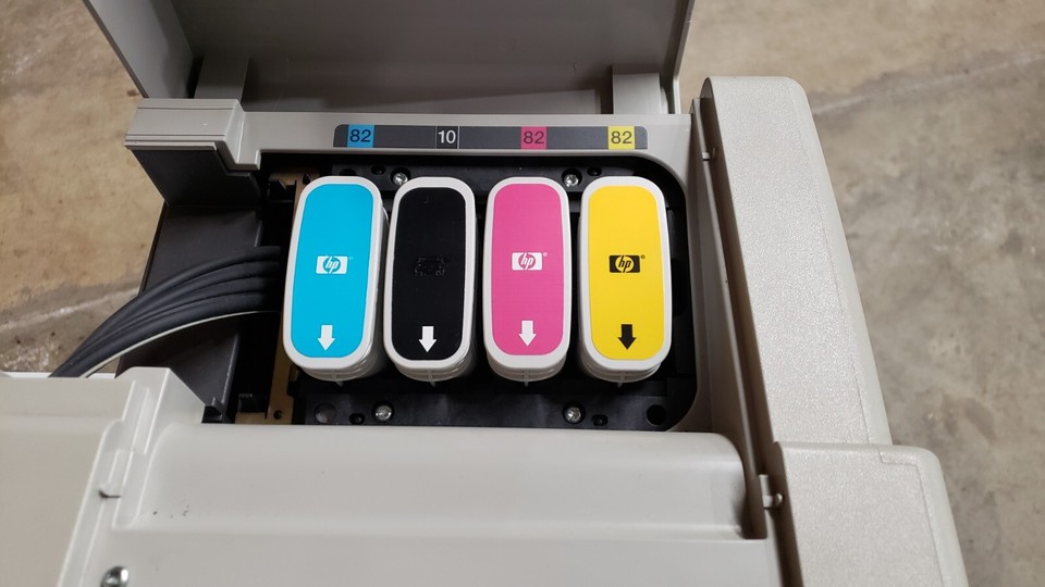 Hewlett Packard DesignJet 500 24" roll printer Model No. C7769B | eBay