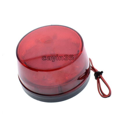 DC 12V LED Strobe Beacon Emergency Alarm Warning Flashing Light Signal ...