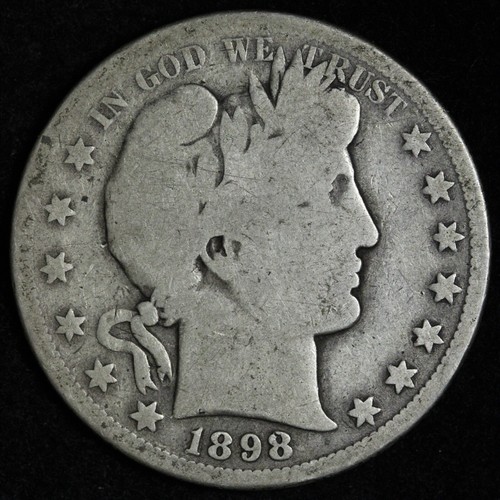 1898-S Barber Silver Half Dollar E340 YAACE | eBay