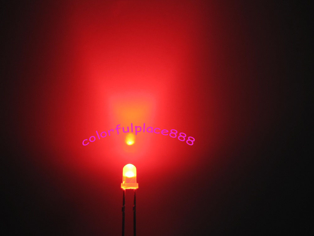 50pcs, 3mm Dual Bi Color Polar Changing Red/Green Led Diffused Leds ...