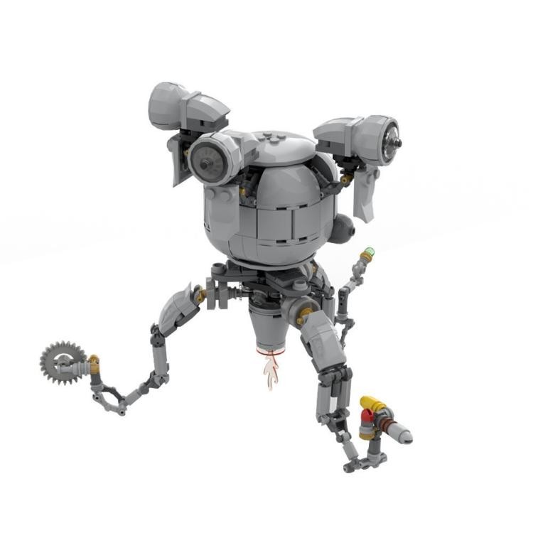 564 PCS Mister Handy Robot Home Robot Model MOC Fallout Shelter ...