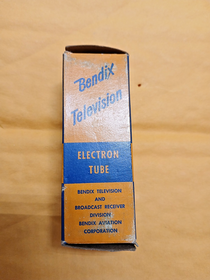 Bendix 6SL7GT Smoked Glass Vacuum Tube TV7 Tested Very Strong See Tests ...