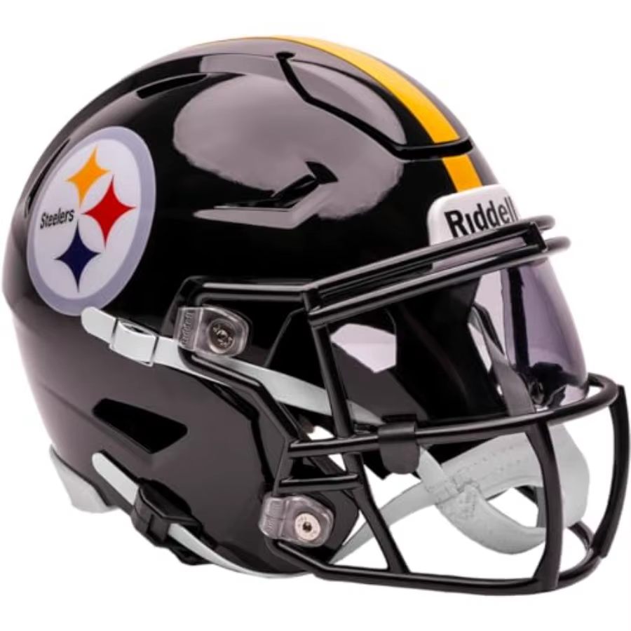 Riddell SPEEDFLEX Mid-Size Steelers Football Helmet for Youth and High ...