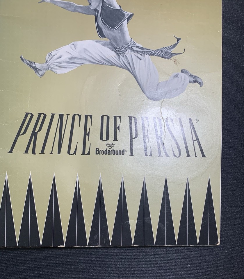 Game Prince Of Persia 1 Broderbund Macintosh Good 1992 Manual Floppy ...