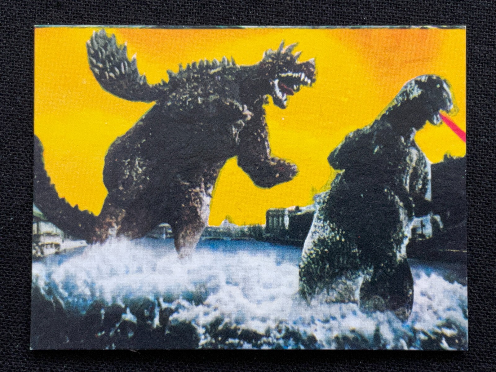 Godzilla Anguirus Mini Card Japanese TOHO TOEI Menko 2.6x1.9 Rare F/S ...