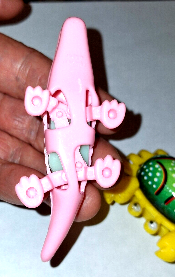 Vintage Wind-Up Jumping Crab Toy + Wind Up Pink Walking Alligator Toy | eBay