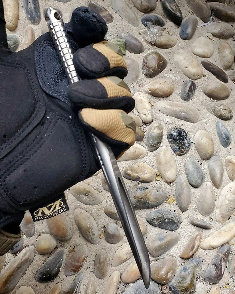 Solid Titanium Alloy Tea Knife EDC Tool K Sheath Crowbar Multi Tools | eBay