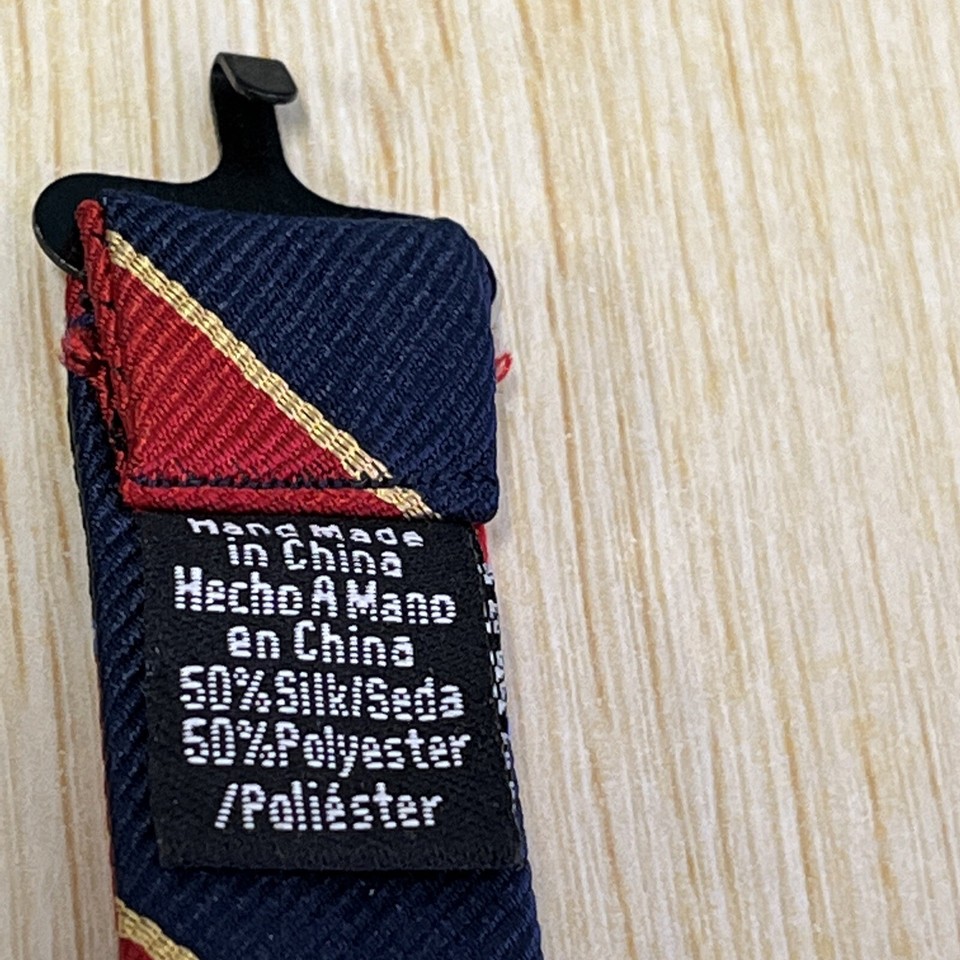 Countess Mara Men's easy Pre -Tied Bow Tie Adjustable Navy Blue Red ...