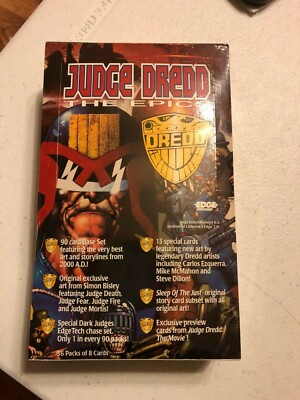 JUDGE DREDD THE EPIC MANY EXCLUSIVE CARDS | eBay