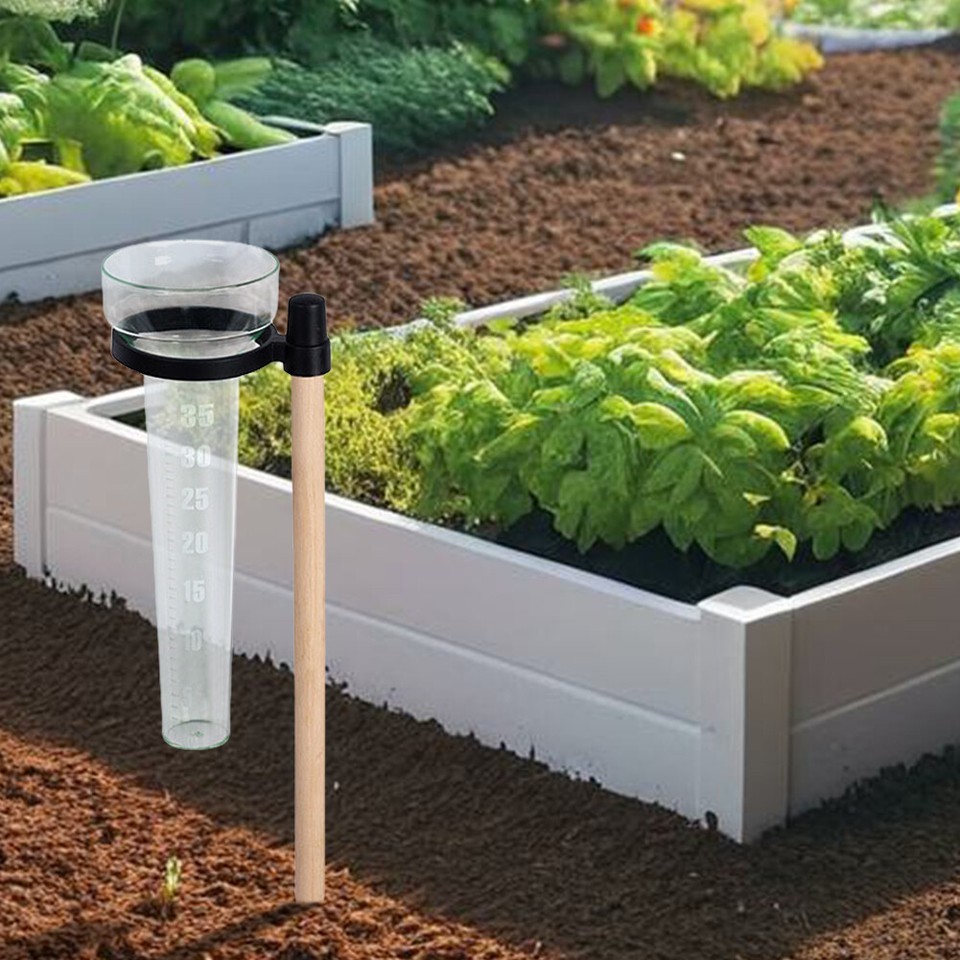 Rainfall Measuring Tube Up To 35mm Garden Rain Gauge Garden Outdoor ...
