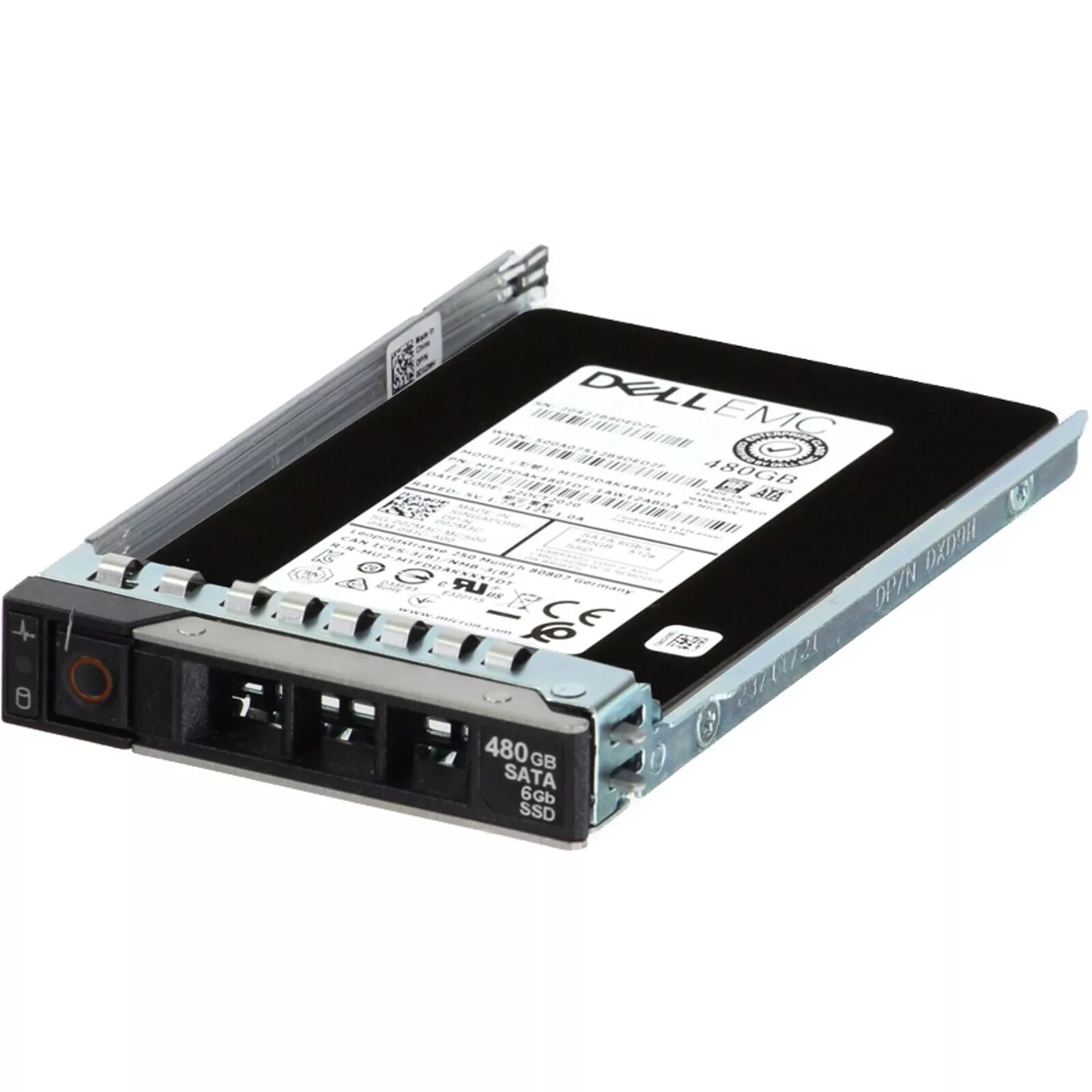 02M3C DELL EMC MICRON MTFDDAK480TDT 480GB SATA 6GBPS 2.5" SSD T350 R640 ...