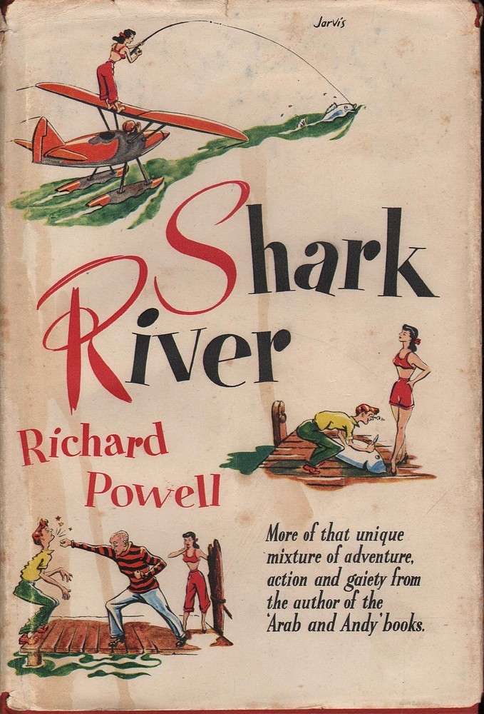 Richard Powell SHARK RIVER 1951 1st Ed. HC Book | eBay